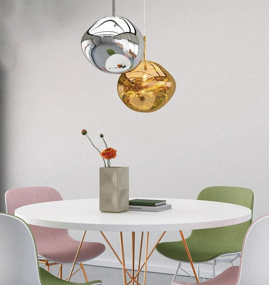 Colorful Warped Pendant Lights – Hadley