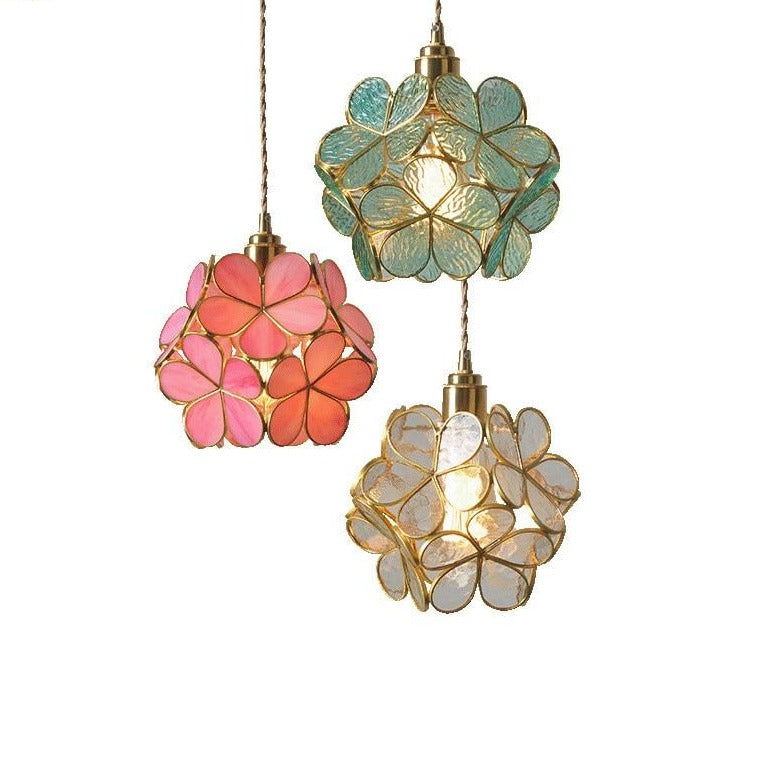 Glass Flower Pendant Light – Hadley