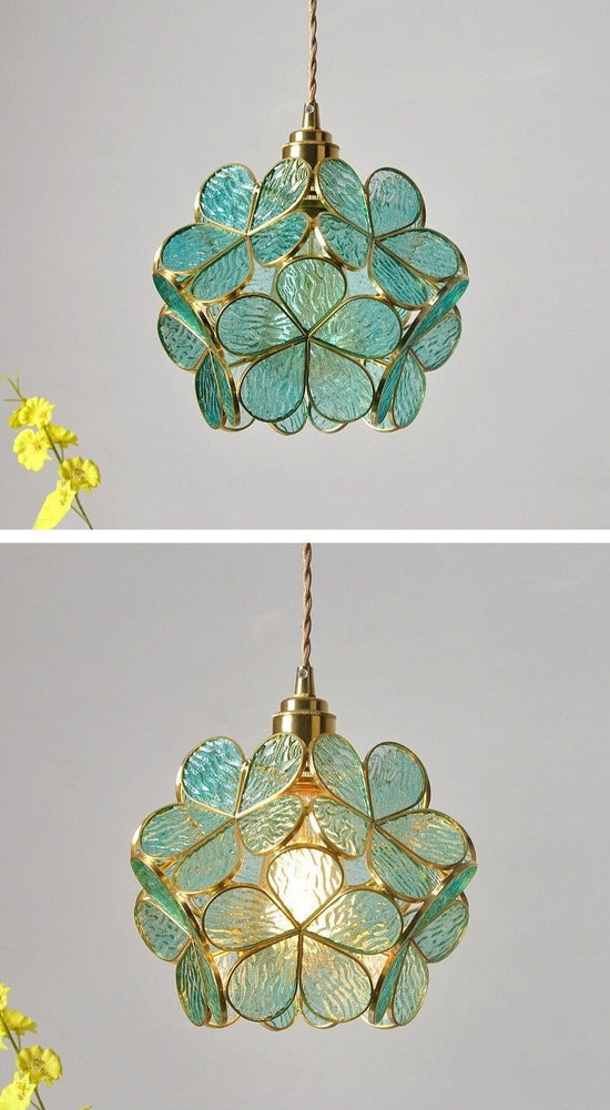 Glass Flower Pendant Light – Hadley