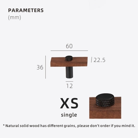 Walnut Cabinet and Drawer Handles – Hadley