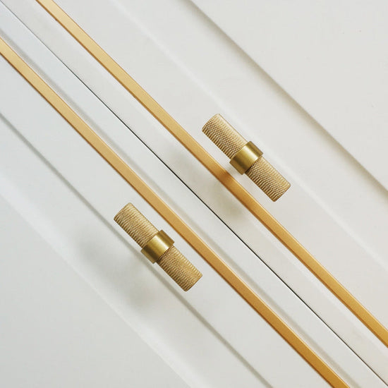 Modern Textured Brass Cabinet and Drawer Handles – Hadley